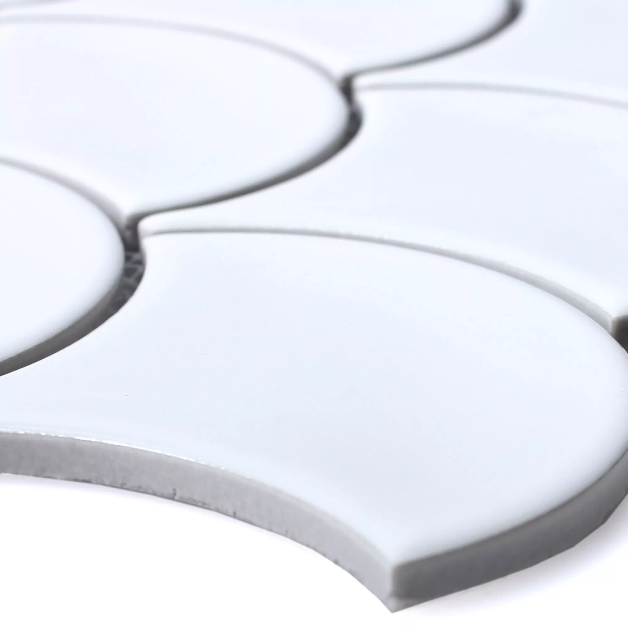 Keramik Mosaikfliesen Madison Weiss